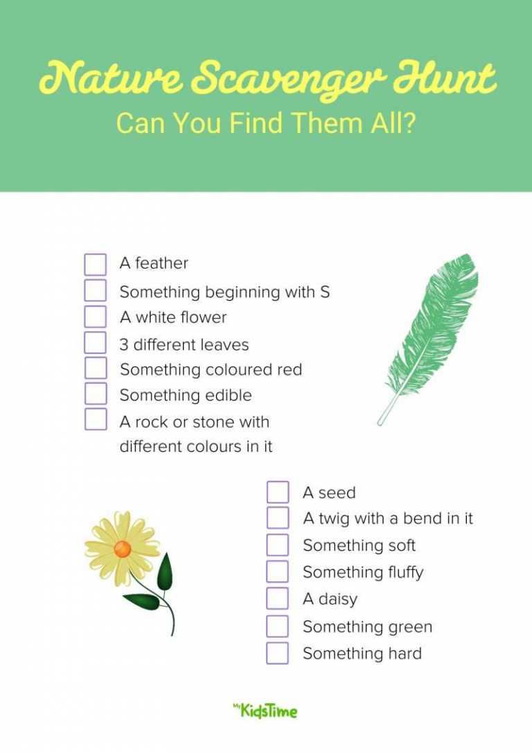 Get Outdoors With Our Free Nature Scavenger Hunt for Kids