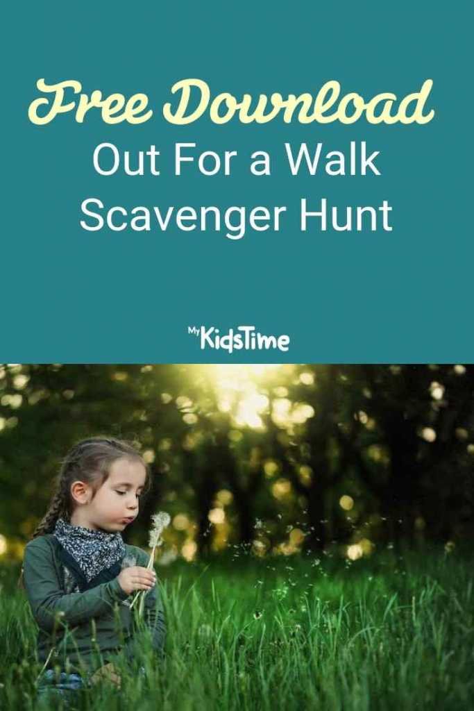 Enjoy Our Free Download: Out For a Walk Scavenger Hunt
