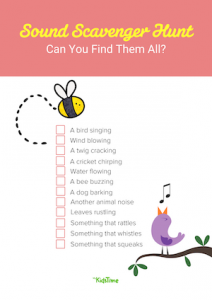 Download Your FREE Fun Sound Scavenger Hunt for Kids