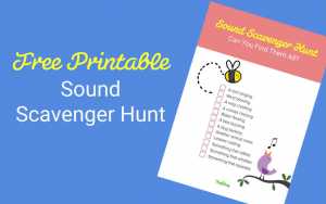 Download Your FREE Fun Sound Scavenger Hunt for Kids