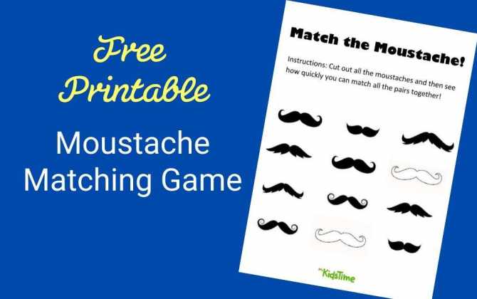 Play Our FREE Match The Moustache Game