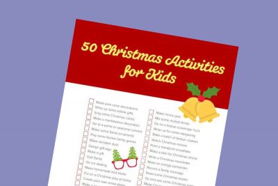 50 Fun Christmas Activities for Kids Checklist