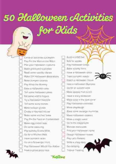 50 Fang-tastic and Super Fun Halloween Activities for Kids