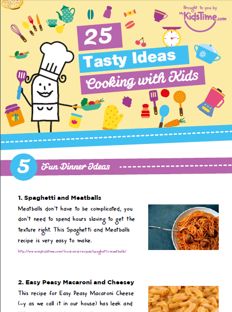 25 Tasty Ideas for Cooking With Kids [INFOGRAPHIC]