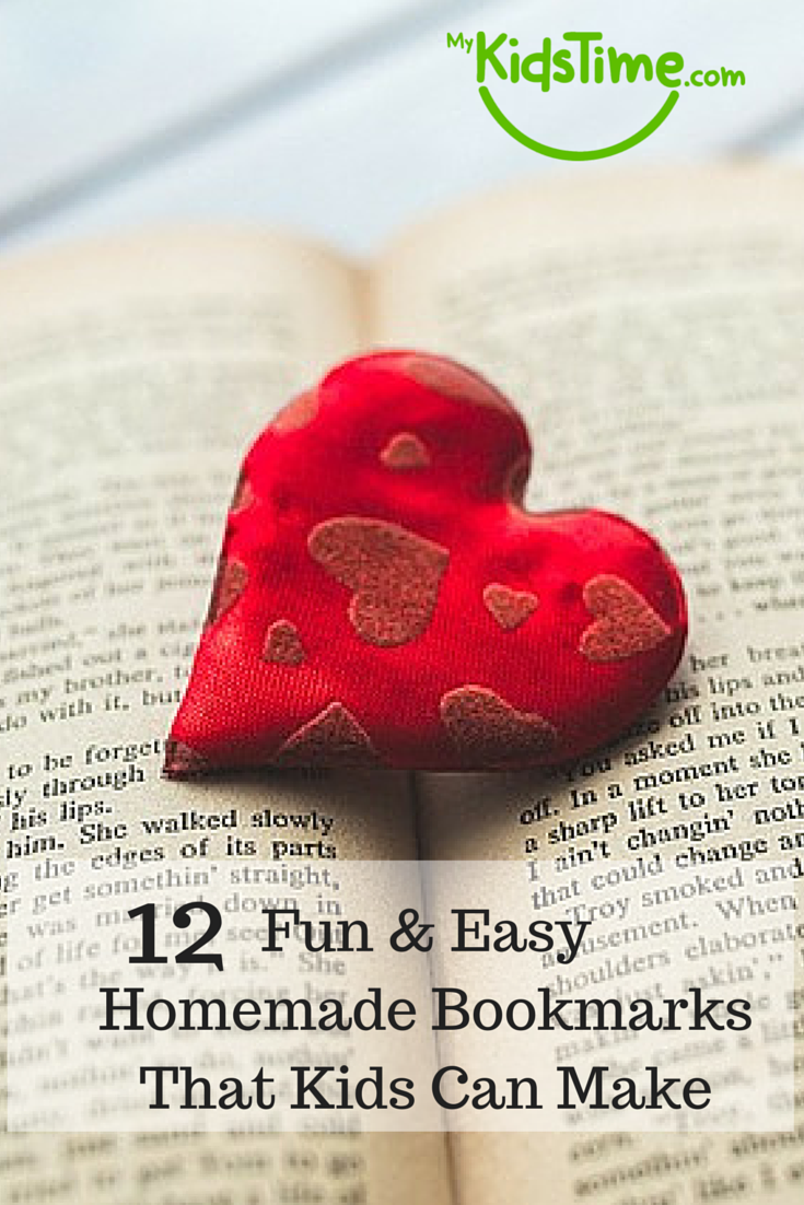 12 Fun & Easy Homemade Bookmarks That Kids Can Make