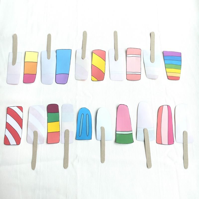 Cute Paper Ice Lollies That Your Kids Will Love to Make