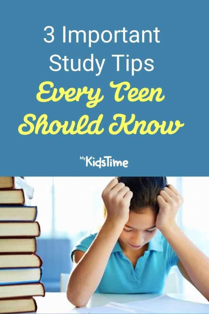 3 Important Study Tips Every Teen Should Know