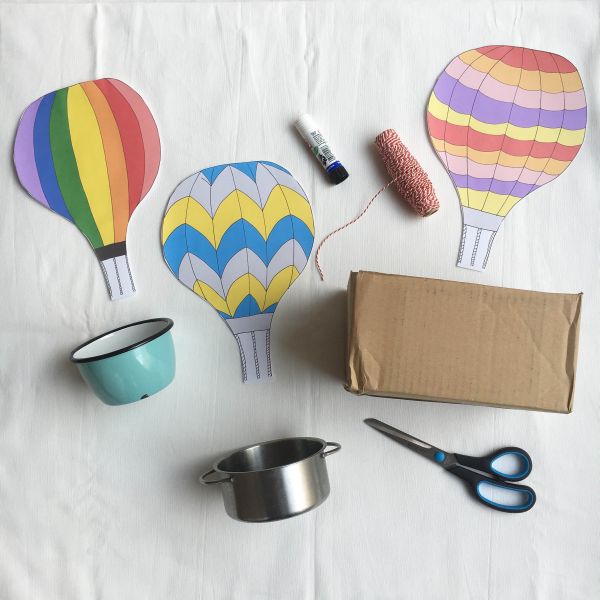 Up, Up And Away With This Fun Hot Air Balloon Craft