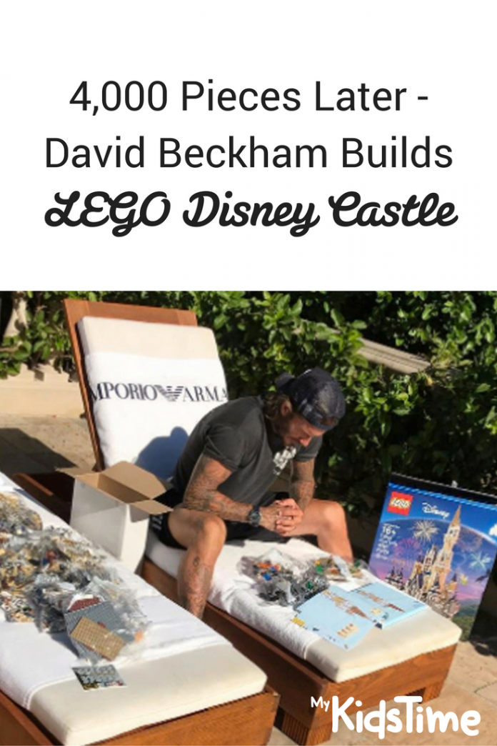 4,000 Pieces Later – David Beckham Builds LEGO Disney Castle