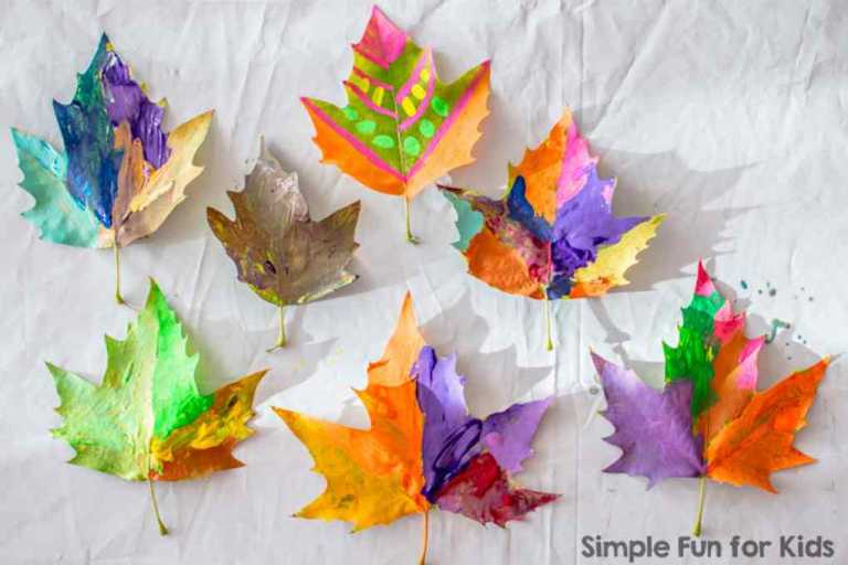 15 Easy and Eye-Catching Leaf Craft Ideas for Kids