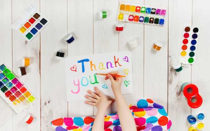 Teaching Your Child How To Be Grateful and How To Say Thank You