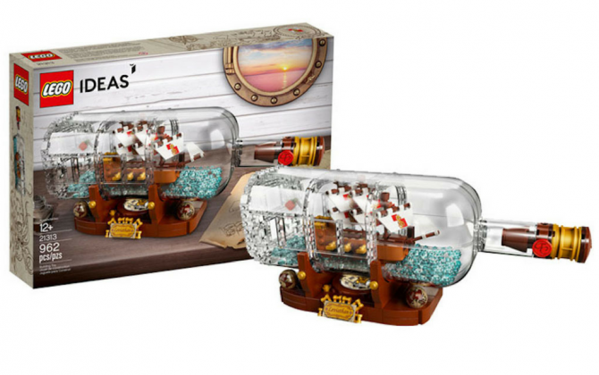 First Look: LEGO's Ship in a Bottle Set is Amazing!