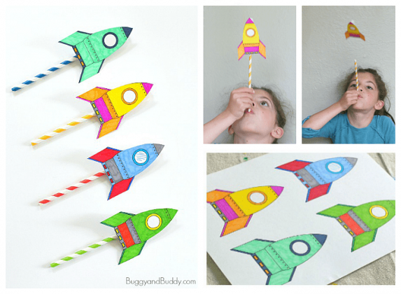 20 Supersonic Super Fun Space Crafts for Kids to Make
