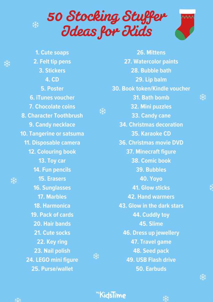 50 Fantastic Stocking Stuffer Ideas the Kids Will Love