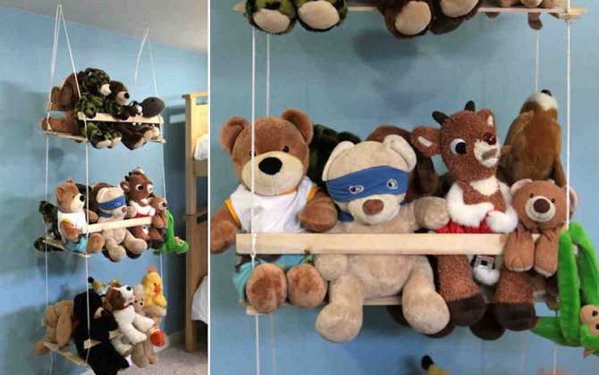 14 Creative and Useful Ideas For Soft Toy and Teddy Bear Storage