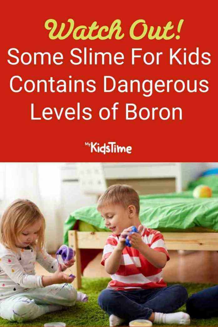 Watch Out! Some Slime for Kids Contains Dangerous Levels of Boron