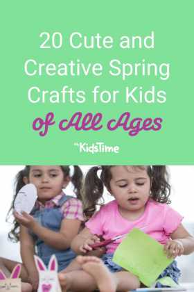 20 Cute and Creative Spring Crafts for Kids for All Ages