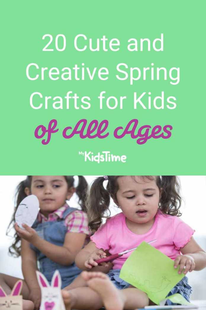 20 Cute and Creative Spring Crafts for Kids for All Ages