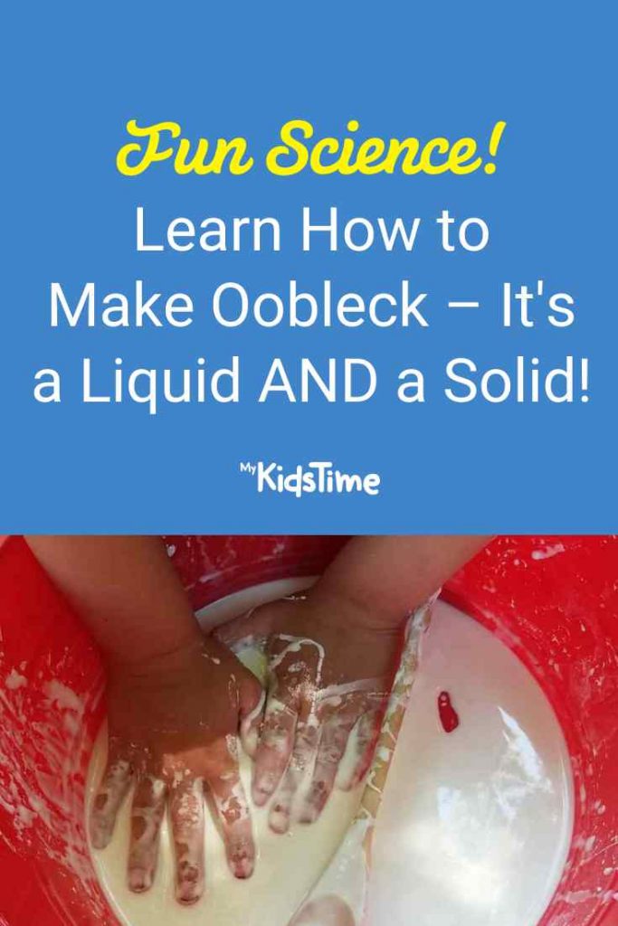 How to Make Oobleck - It's a Liquid AND a Solid!