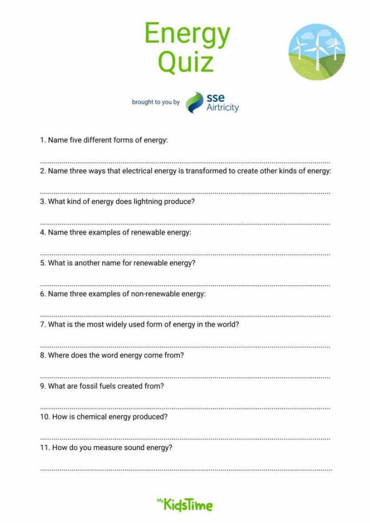 Fun Energy Learning Activities and Resources for Kids