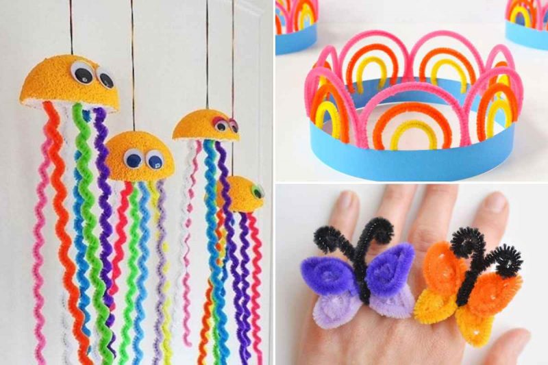 15 Easy Pipe Cleaner Crafts That Your Kids Will Love