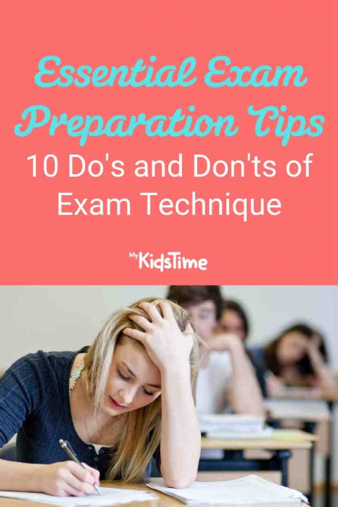 Exam Preparation Tips: 10 Do's and 10 Don'ts of Exam Technique