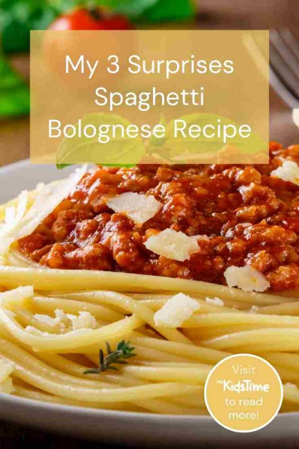My 3 Surprises Spaghetti Bolognese Recipe