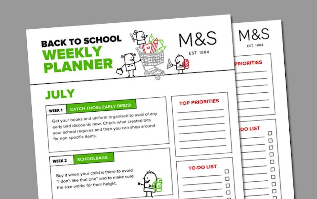 Free 8 Week Back To School Planner To Avoid Last Minute Panics!