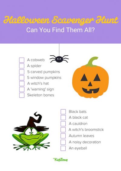 Have Some Spooky Fun With Our FREE Halloween Scavenger Hunt