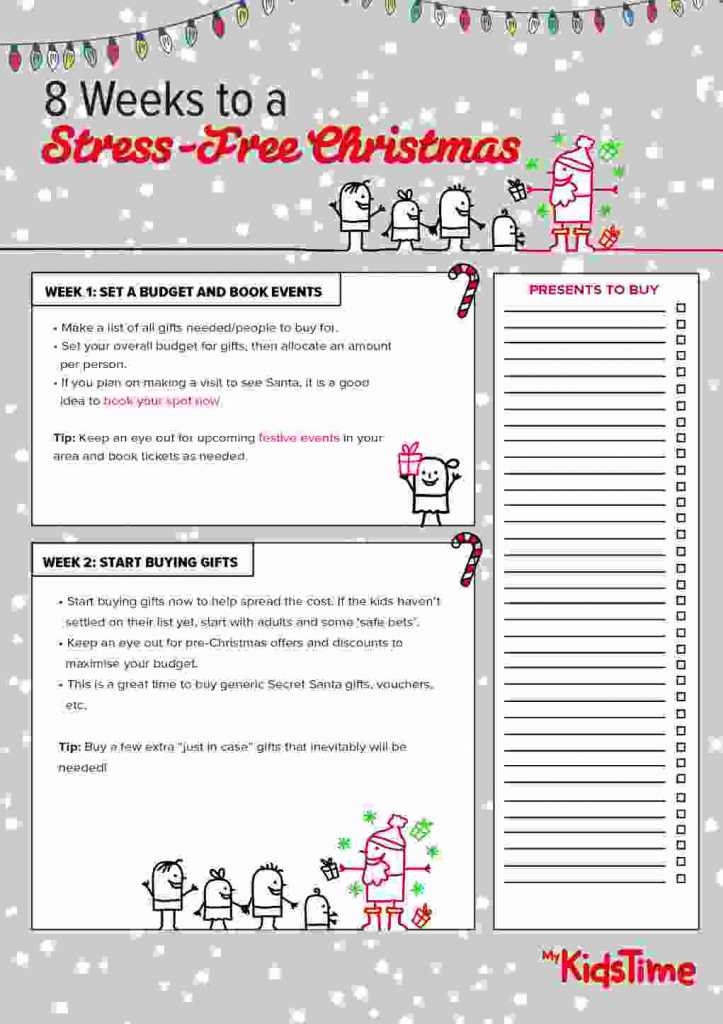 8 Weeks to a Stress-Free Christmas Planner