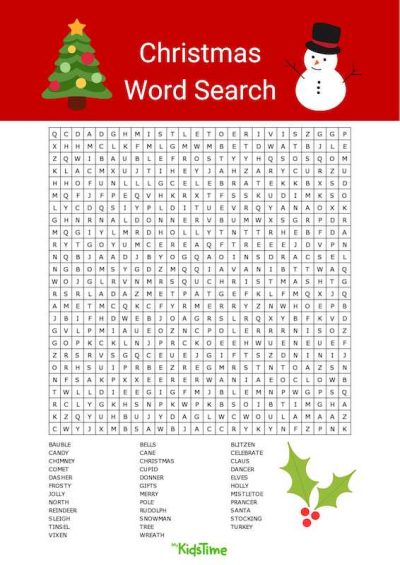 Download Your FREE Christmas Word Search for Some Festive Fun!