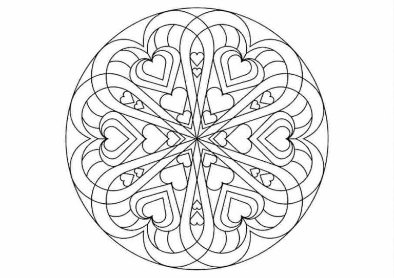 16 Fun Valentine and Hearts Colouring Pages for Kids