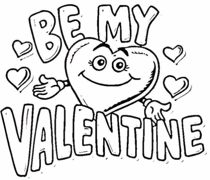 16 Fun Valentine and Hearts Colouring Pages for Kids