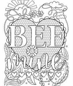 16 Fun Valentine and Hearts Colouring Pages for Kids