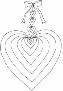 16 Fun Valentine and Hearts Colouring Pages for Kids