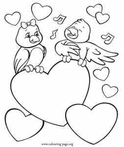 16 Fun Valentine and Hearts Colouring Pages for Kids