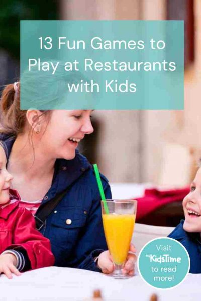 13 Fun Waiting Games to Play at a Restaurant with Kids