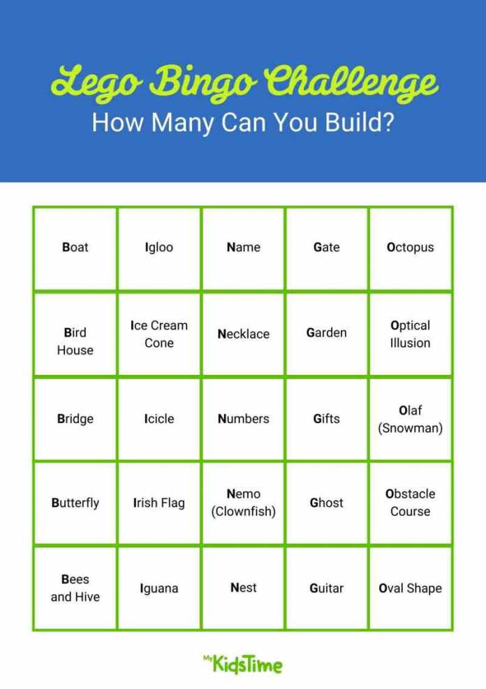 Take The LEGO Bingo Challenge With Our FREE Download