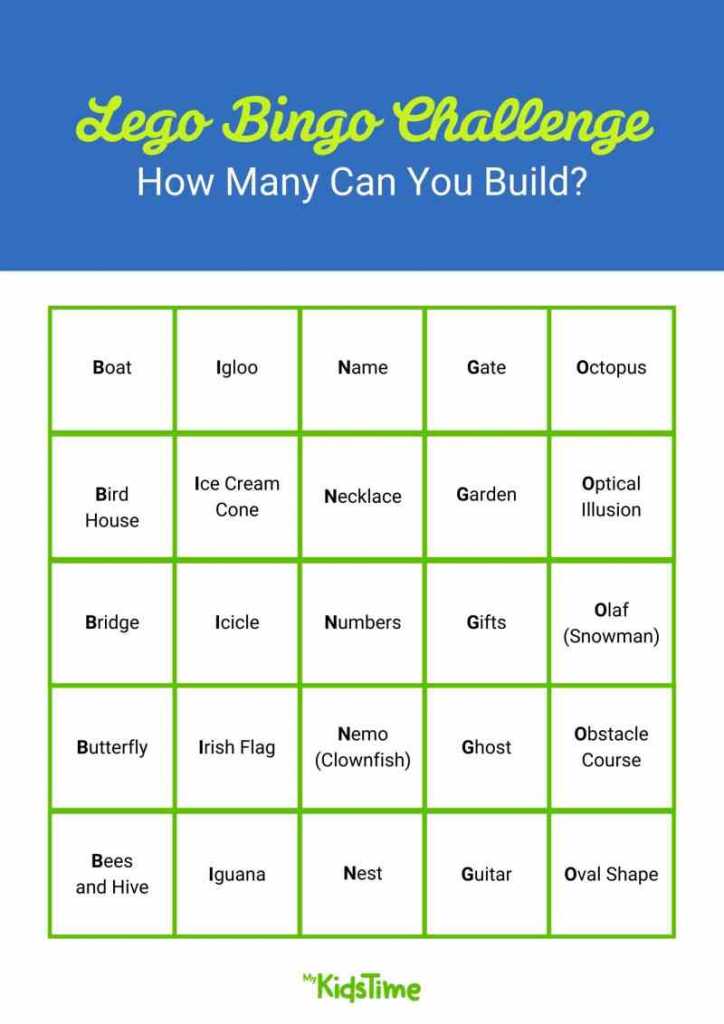 Take The LEGO Bingo Challenge With Our FREE Download