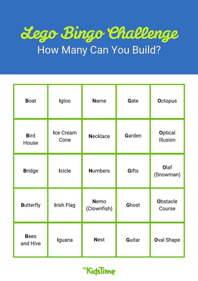 Take The LEGO Bingo Challenge With Our FREE Download