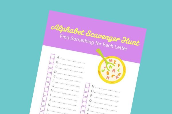 Download Your FREE Fun Alphabet Scavenger Hunt for Kids