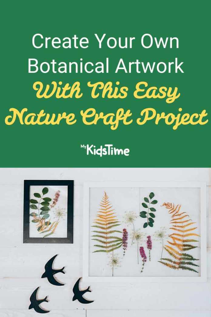 Create Your Own Botanical Artwork With This Easy Nature Craft Project