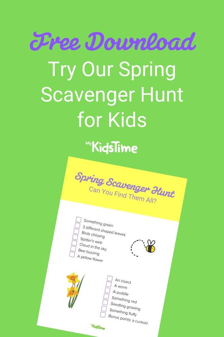 Download Your FREE Fun Spring Scavenger Hunt for Kids