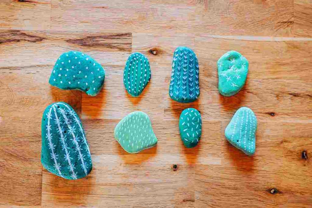 Make This Adorable Pebble Cactus Craft Project With Kids