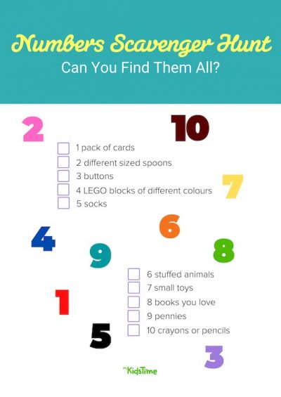 Download Your FREE Fun Numbers Scavenger Hunt for Kids
