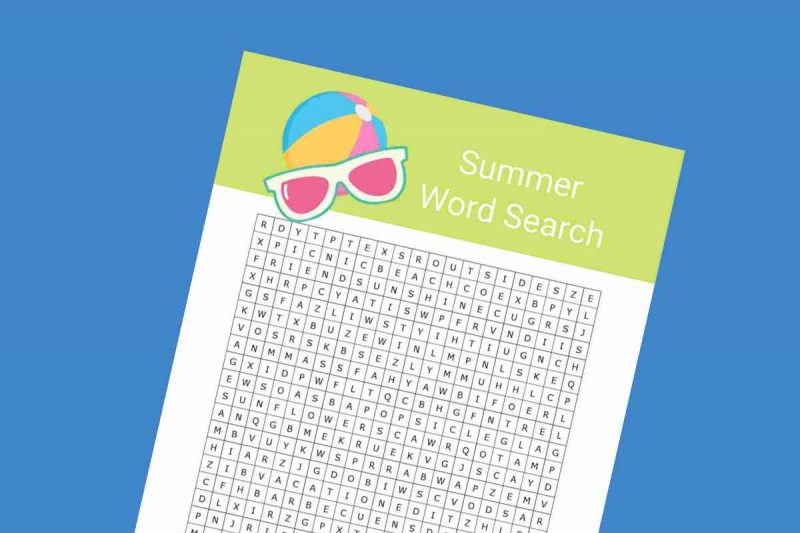 Get Set for Summer! Download Your FREE Summer Word Search