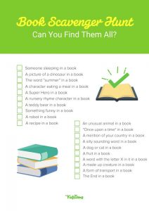 Download Your FREE Fun Book Scavenger Hunt For Kids