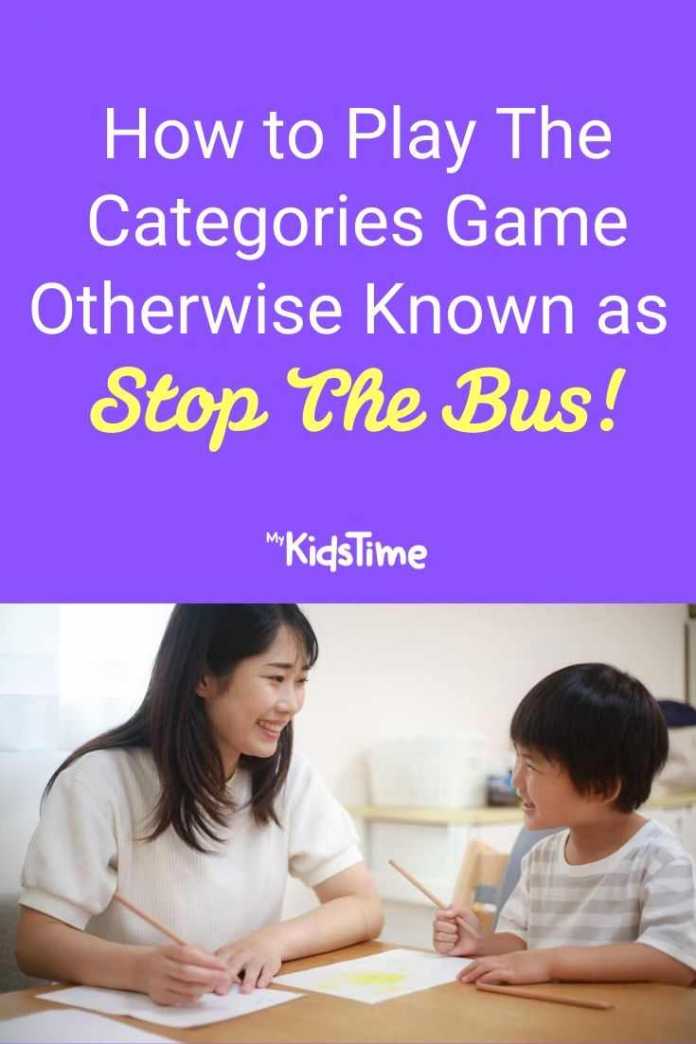 How to Play the Categories Game, Otherwise Known as "Stop the Bus"!