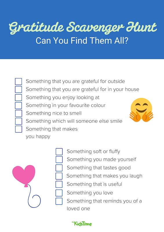 Download Your FREE Gratitude Scavenger Hunt for Kids