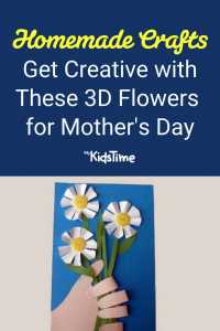 Homemade Mother's Day Craft: Get Creative with These 3D Flowers